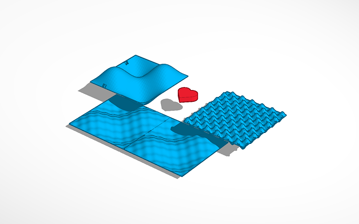 3D design #ShapeScript Waves | Tinkercad