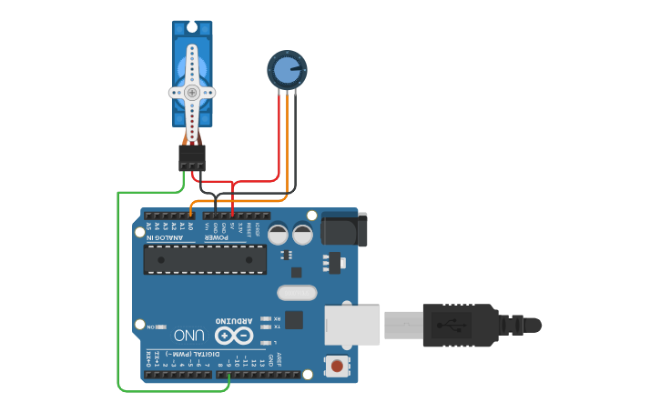 Circuit Design Tinkercad Arduino Servo Motor Control With Potentiometer 7869