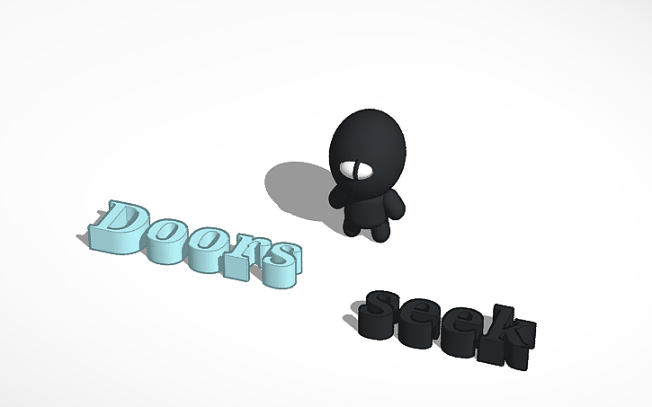 3D design DOORS SEEK - Tinkercad
