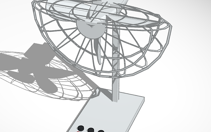 3D design Fan - Tinkercad