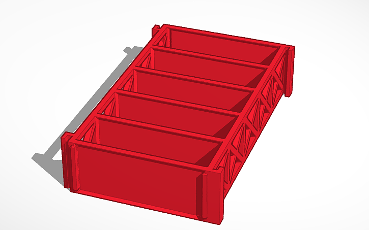 3D design Hotwheels stackable racks v2 john - Tinkercad