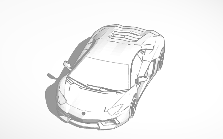 3D design lambo!!!!! - Tinkercad