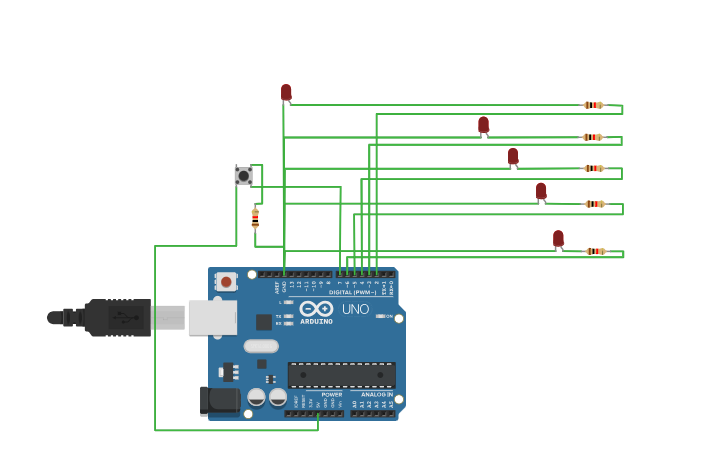 Circuit design Tugas Mandiri Prak 2 - Tinkercad Circuit design Tugas Mandiri Prak 2 - Tinkercad