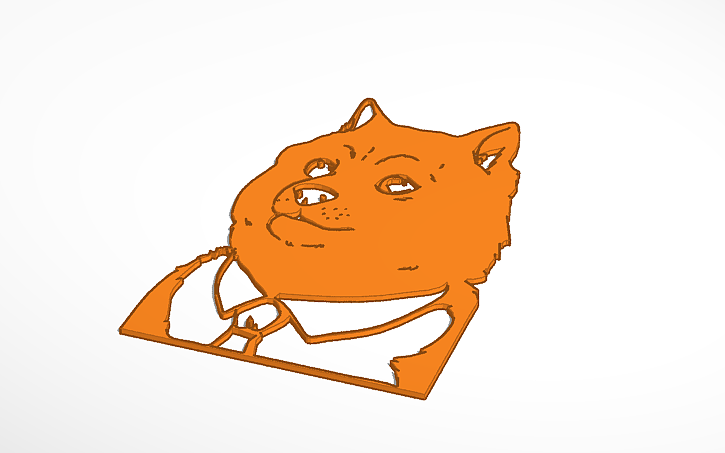 3D design Doge - Tinkercad