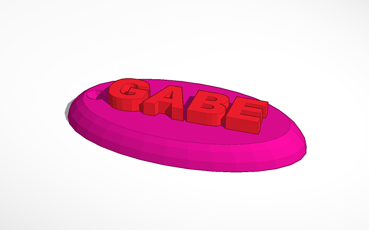3D design Gabe Tag | Tinkercad