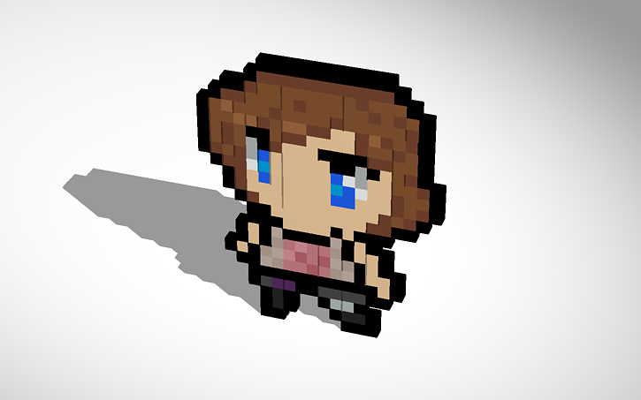 3D design Life is Strange Max Pixel Art | Tinkercad