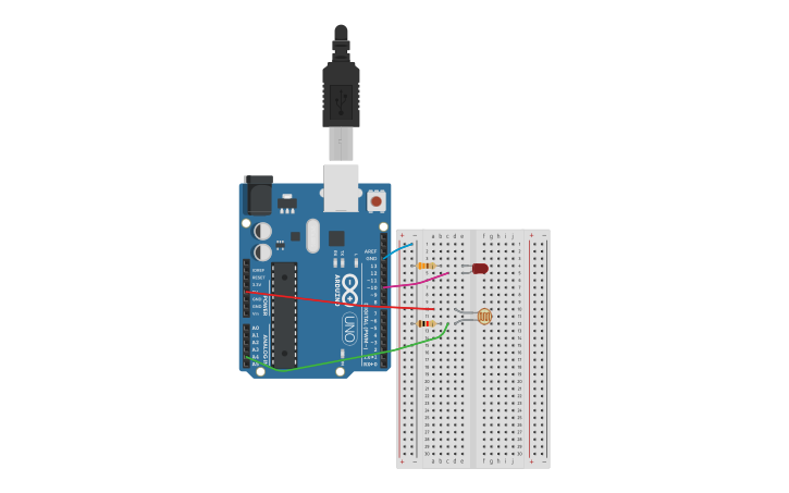 Circuit design CCKSS Module 1 Lesson 6 LDR_ Task 1 | Tinkercad Circuit design CCKSS Module 1 Lesson 6 LDR_ Task 1 | Tinkercad