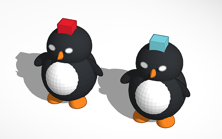 3D design penguin | Tinkercad