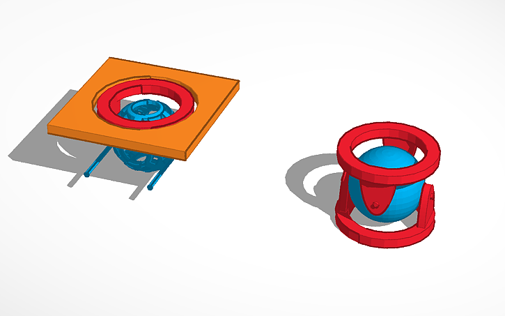 3D design 360° Turning Joint - Tinkercad