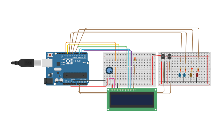 Circuit design Funky Blad | Tinkercad