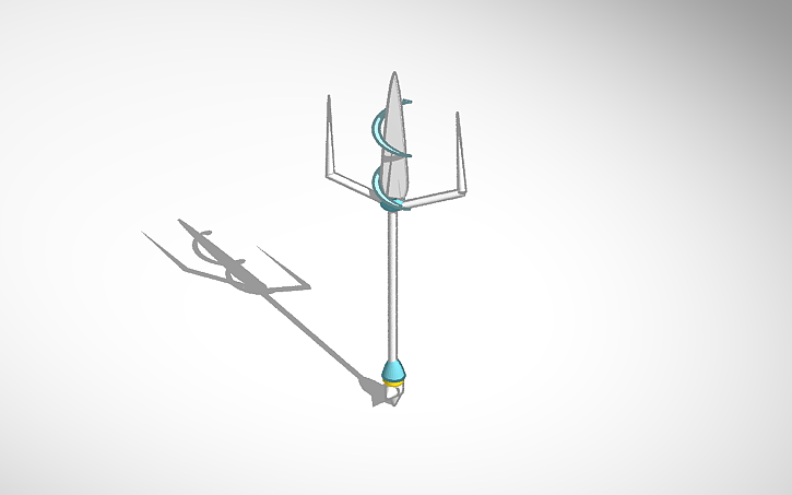 3D design Pearl´s Trident - Tinkercad