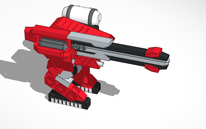 3D design Starbound mech - Tinkercad