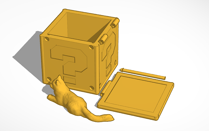3d Design Copy Of Mario Block Tinkercad