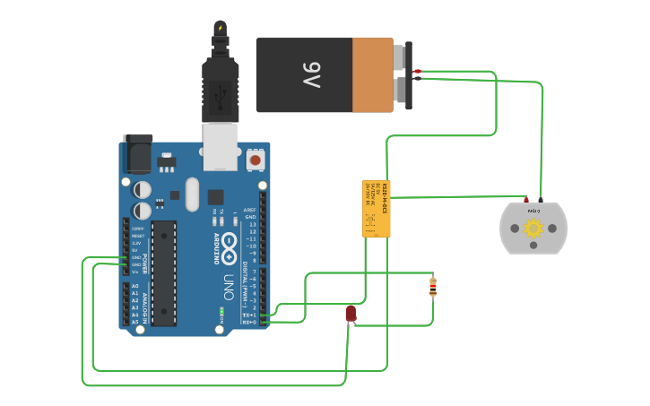 Circuit design ejercicio B | Tinkercad