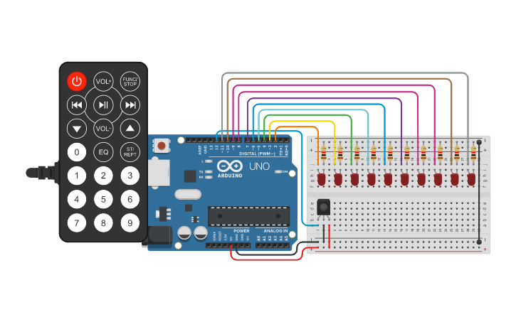 Circuit Design Copy Of Ir Remote Control Tinkercad