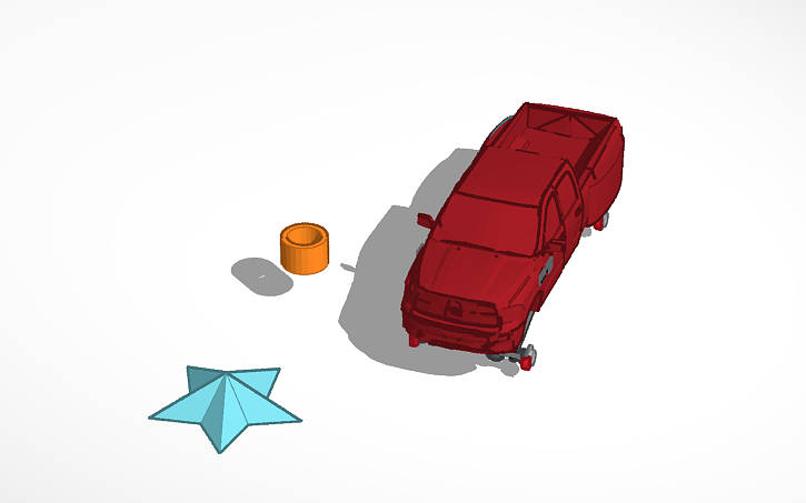 3D design Dodge Ram 3500 dually 2010 | Tinkercad