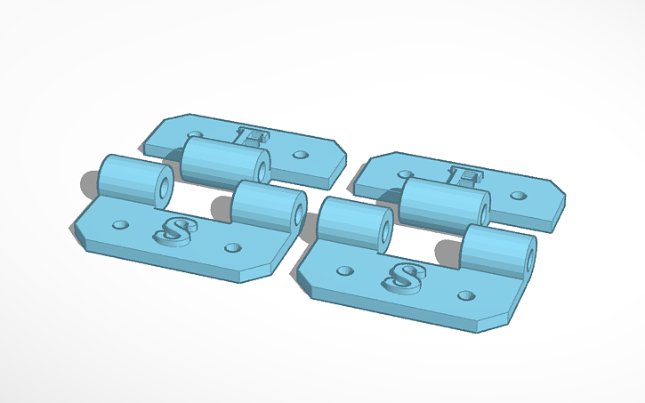 3D design Scharnier - Tinkercad