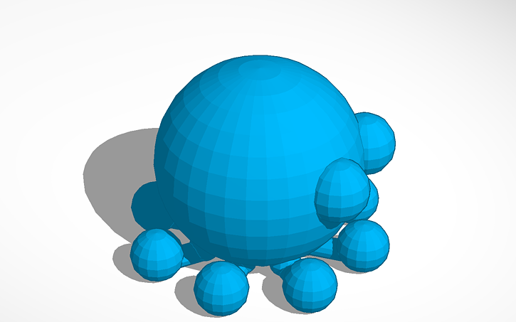 3D design Movable Octopus - Tinkercad