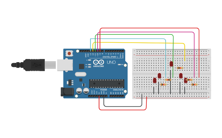 Circuit design Proyecto de Tecnología, Dibujo Técnico - Tinkercad