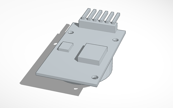 3D design DS3231 RTC Model - Tinkercad
