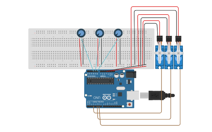 Circuit design Practical test | Tinkercad