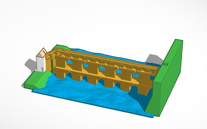 3D design Aqueduct - Tinkercad