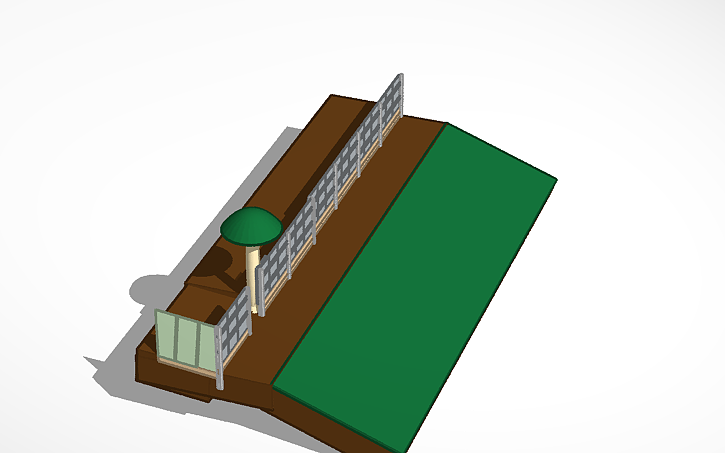 3D design Gaz's Rear Fence Design | Tinkercad