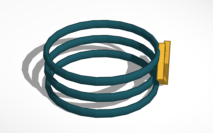 3d Design Ring Triangle Tinkercad