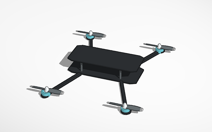 3D design fpv drone frame - Tinkercad