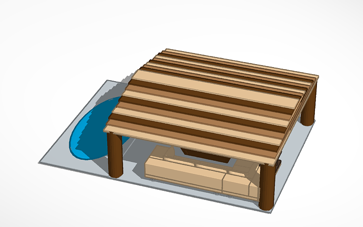 3D design Patio - Tinkercad