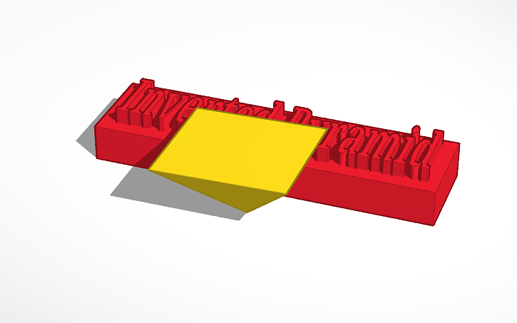 3D design The Inverted Pyramid - Tinkercad