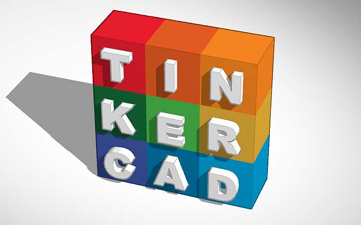 3D design Tinkercad logo | Tinkercad