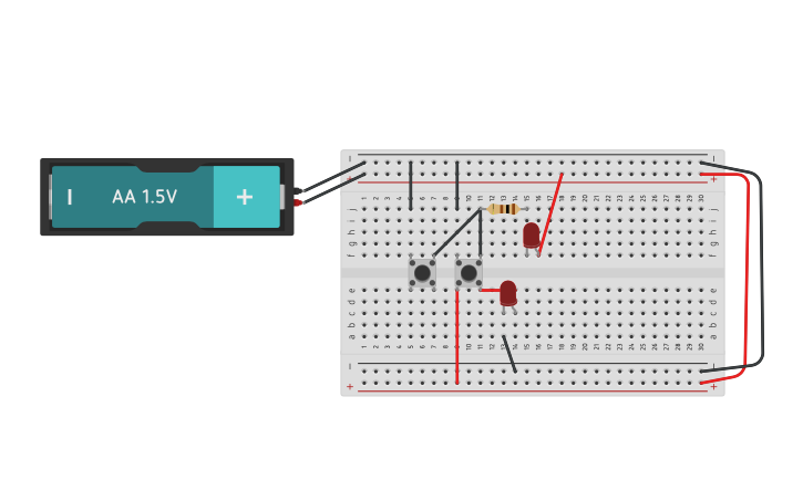 Circuit Design Batteries Switches Breadboard In Series And In