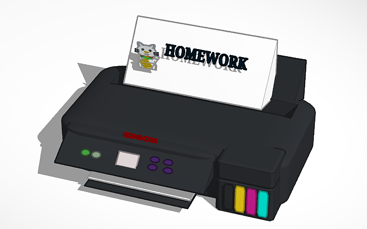 3D design Mi impresora de tinta - Tinkercad