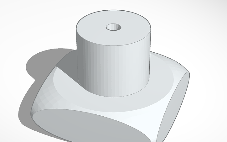 3D design minecraft creeper drawer knob - Tinkercad