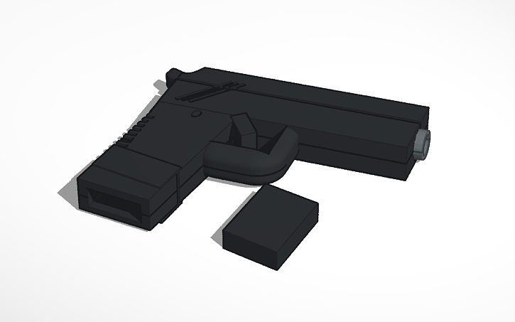 3D design COLT GOVERNMENT 1911 A1 Pistol with Mag | Tinkercad