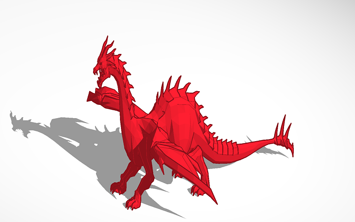 3D design Dragon - Tinkercad