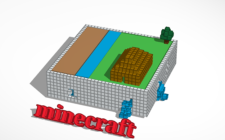 3D design MINECRAFT | Tinkercad