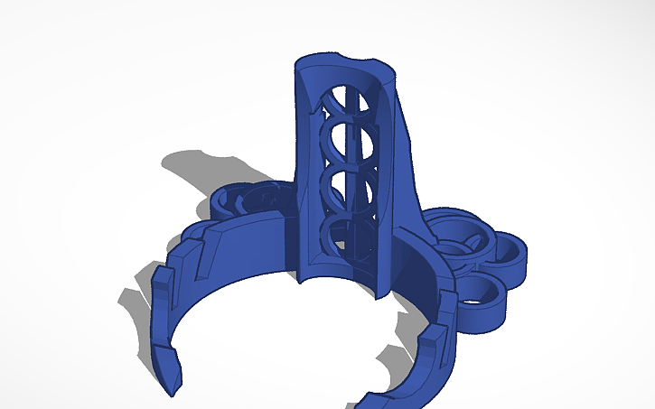 3D design Plate Display Stand V5 - Tinkercad