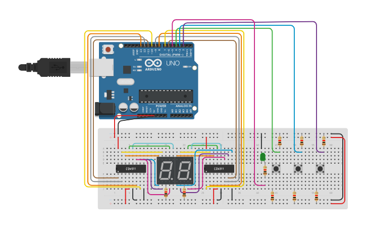 Circuit design Lab01 | Tinkercad