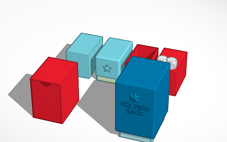 3D design Deck Box - Yu-Gi-Oh | Tinkercad
