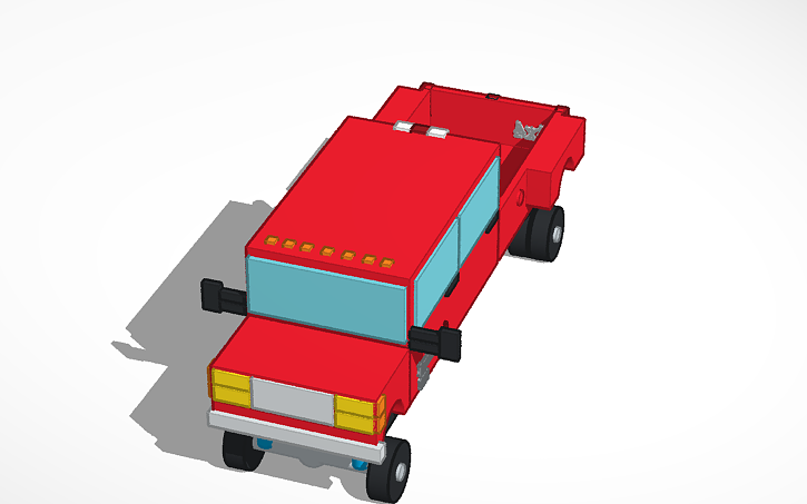 3D design 1997 Chevy Silverado crewcab longbed dually diesel | Tinkercad