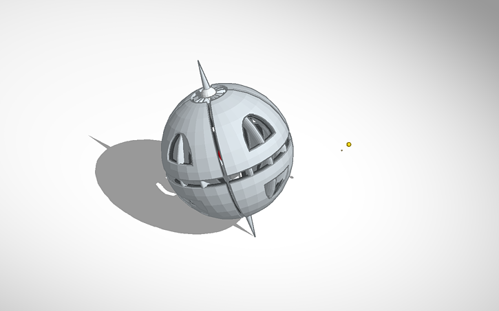 3D design the dyson sphere - Tinkercad