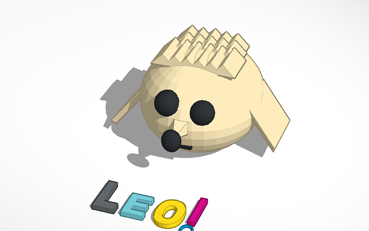 3D design Leo - Tinkercad