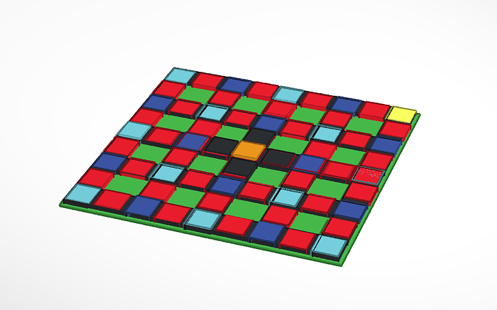 3D design Board game - Tinkercad