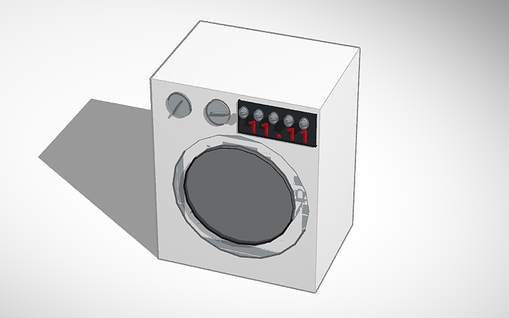 3D design Washing Machine | Tinkercad