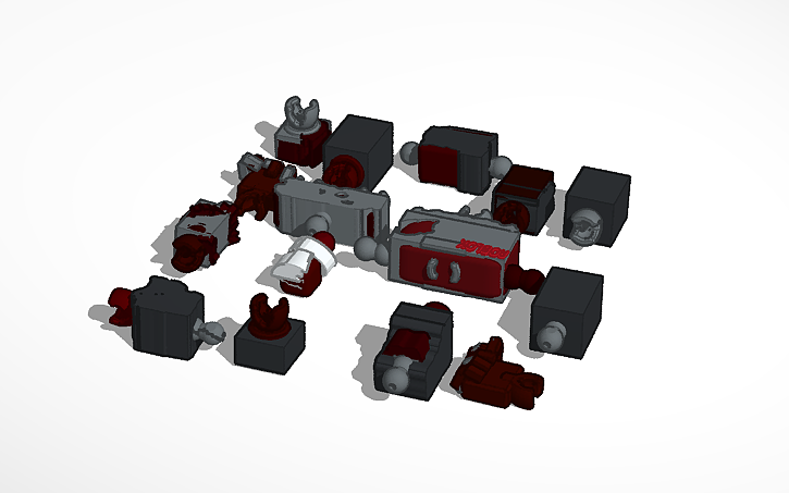 3D design Roblox Guest - Trap animatronic figure 3d printable model ...