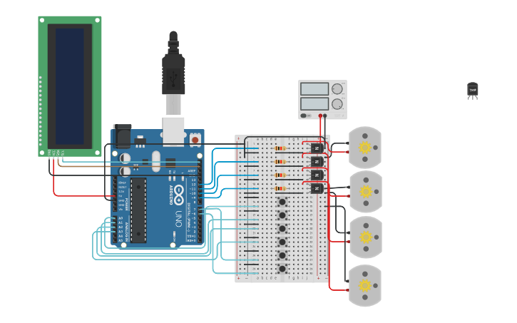 Circuit design Assignment 4 - 1078176 - Amal Almansouri | Tinkercad