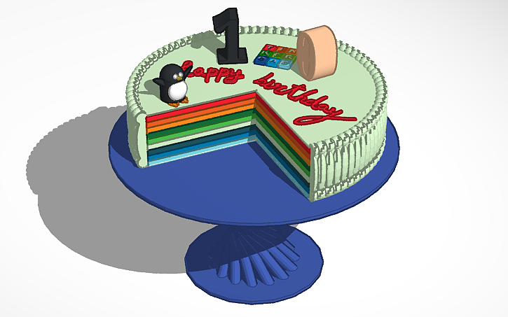 3D design cake - Tinkercad