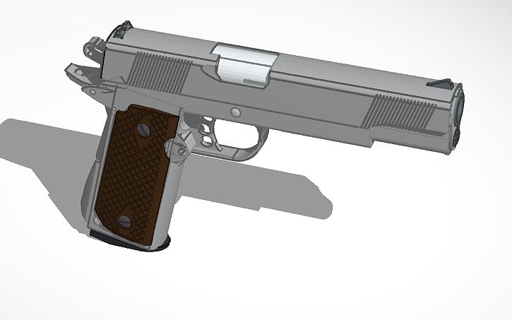 3D design Pistol - Tinkercad